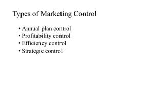 Marketing control | PDF