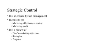 Marketing control | PDF