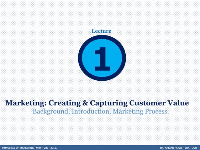 Marketing creating and capturing customer value | PDF