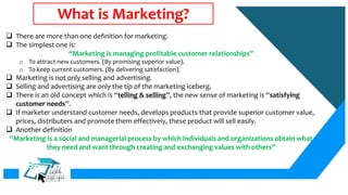 Marketing Definitions and Steps of Marketing Process | PPT