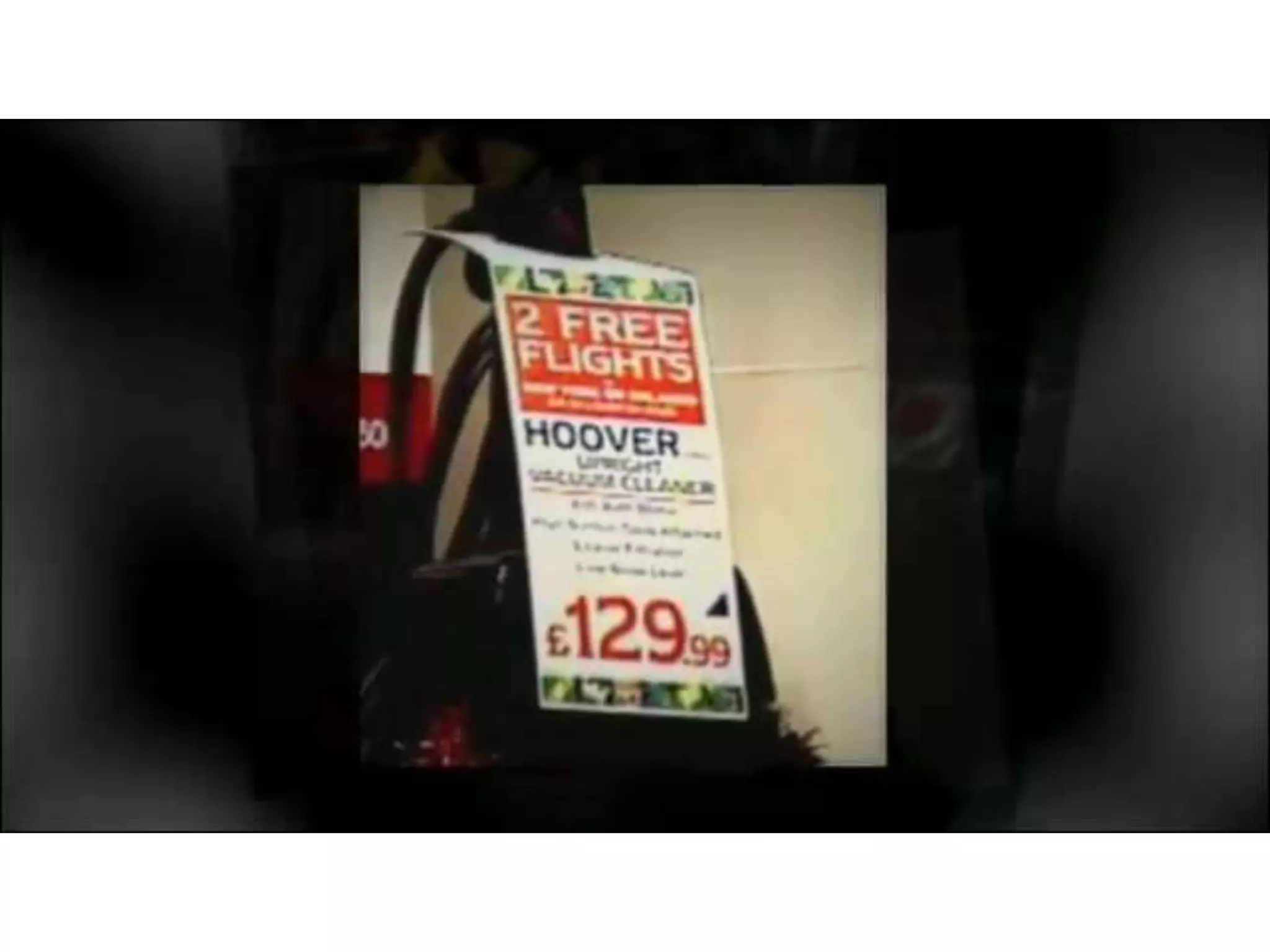 Marketing disaster example: Hoover | PPT