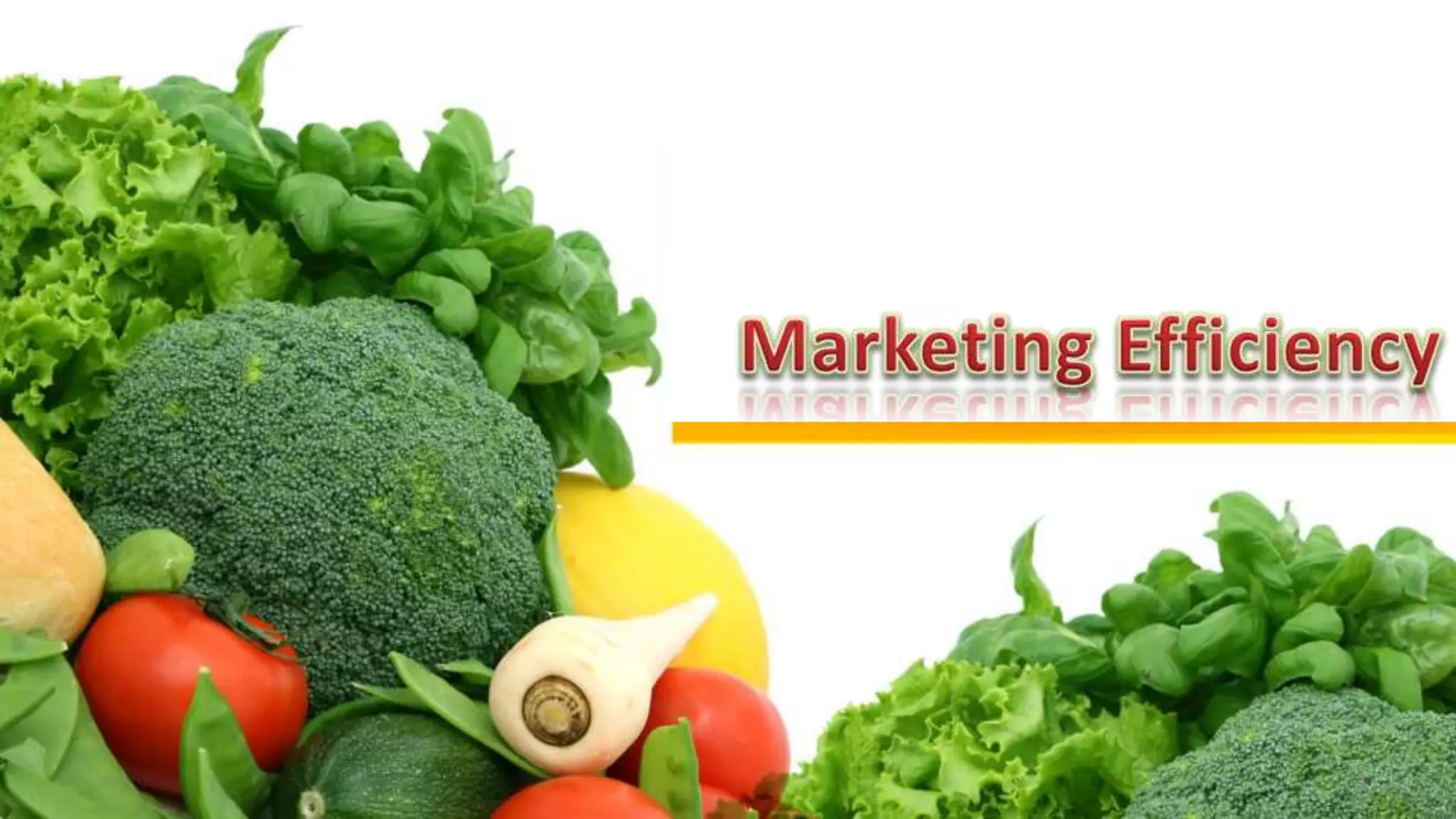 Marketing efficiency, Market margin and Marketing cost | PPTX
