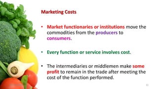 Marketing efficiency, Market margin and Marketing cost | PPTX