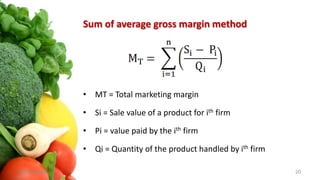Marketing efficiency, Market margin and Marketing cost | PPTX