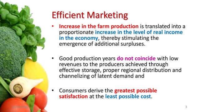 Marketing efficiency, Market margin and Marketing cost | PPTX