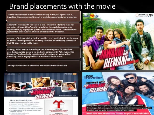 Entertainment Marketing and Brand building for movies