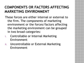 Marketing environment notes for graduates.ppt