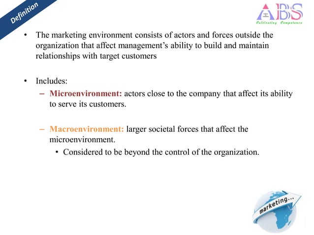 Marketing environment | PPT