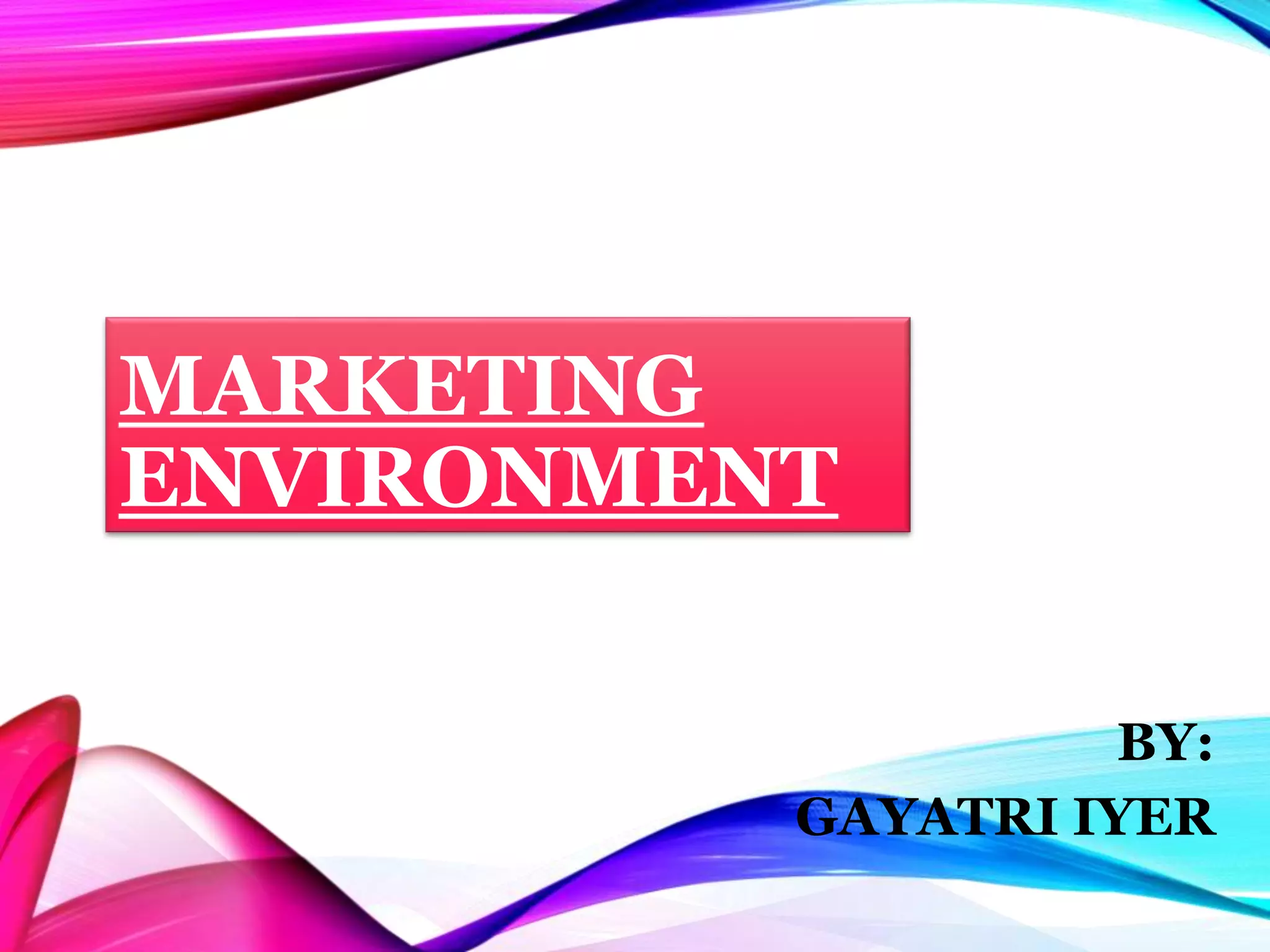 Marketing Environment | PPT