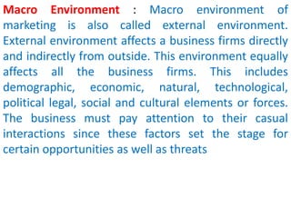 Marketing environment | PPTX