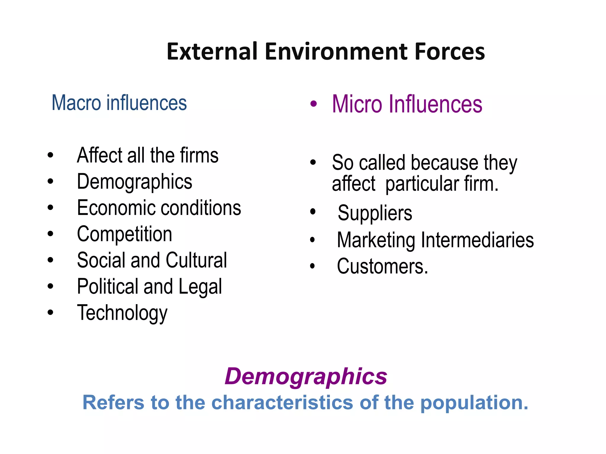 Marketing environment | PPT