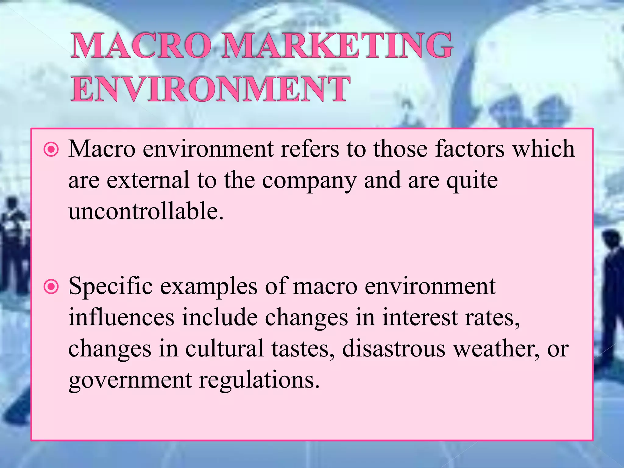 Marketing environment - factors | PPTX