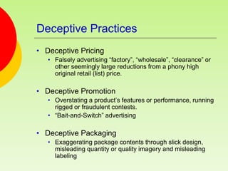 Marketing ethical issues | PPTX