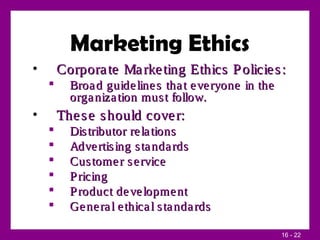Marketing ethics | PPT