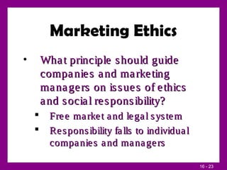 Marketing ethics | PPT