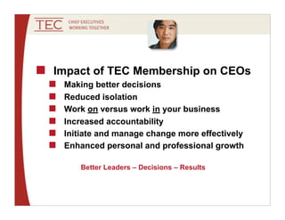 What is TEC? CEO Organization | PDF