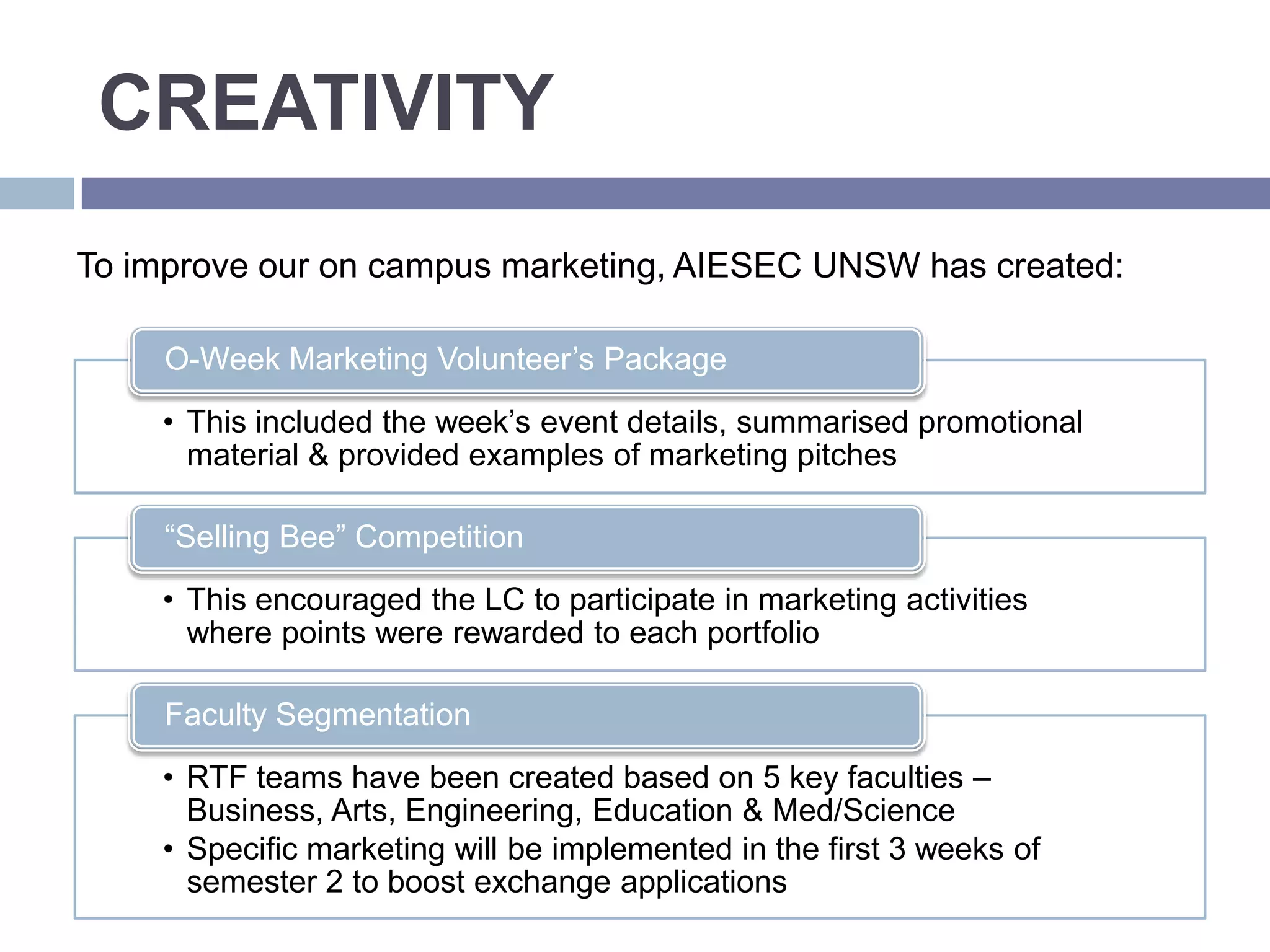 AIESEC UNSW Marketing Excellence Award | PPTX | Business Expos ...