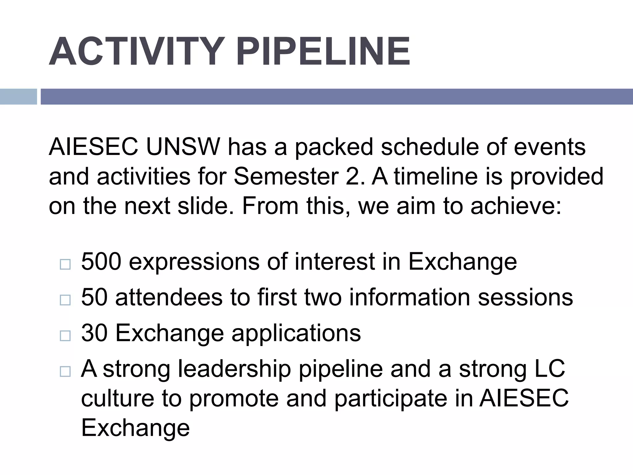 AIESEC UNSW Marketing Excellence Award | PPTX | Business Expos ...