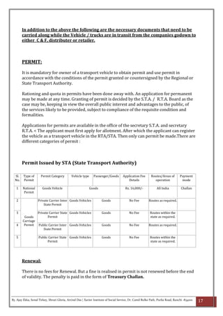 AMUL C & F AND TRANSPORTATION | PDF