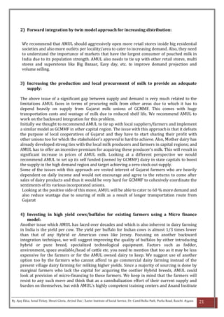 AMUL C & F AND TRANSPORTATION | PDF