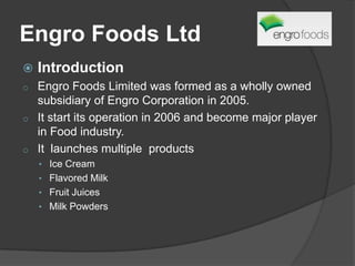 Engro Foods Marketing | PPTX