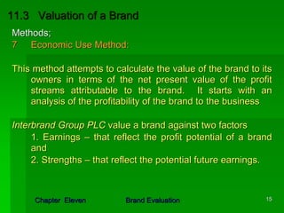 Brand Valuation | PDF | Business | Business and Finance