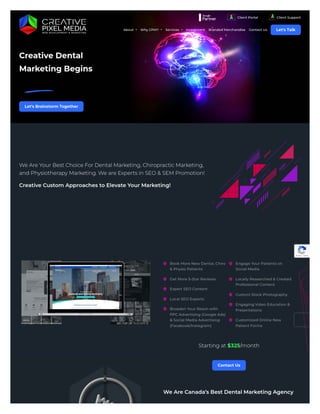 Marketing for Dentist - Creative Pixel Media | PDF