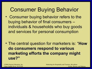 Principles of Marketing Chapter 5 Consumer Markets and Consumer Buying ...
