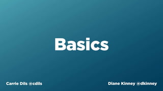 Marketing for Nerds with Diane Kinney and Carrie DIls | PPTX