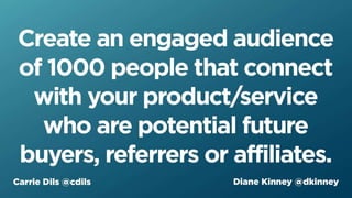 Marketing for Nerds with Diane Kinney and Carrie DIls | PPT