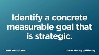 Marketing for Nerds with Diane Kinney and Carrie DIls | PPT