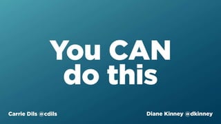 Marketing for Nerds with Diane Kinney and Carrie DIls | PPTX