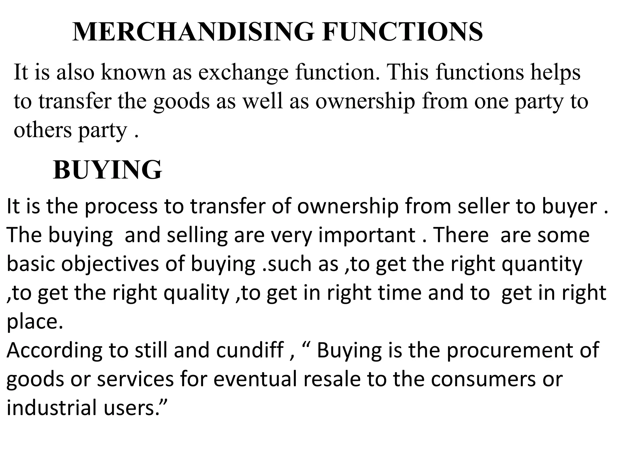 Marketing functions | PPTX