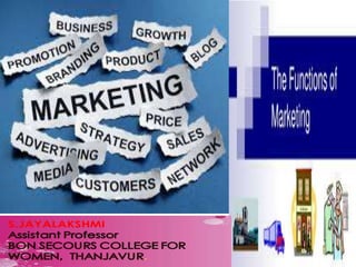 Marketing functions | PPTX