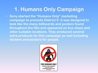 Marketing in district 9 | PPTX