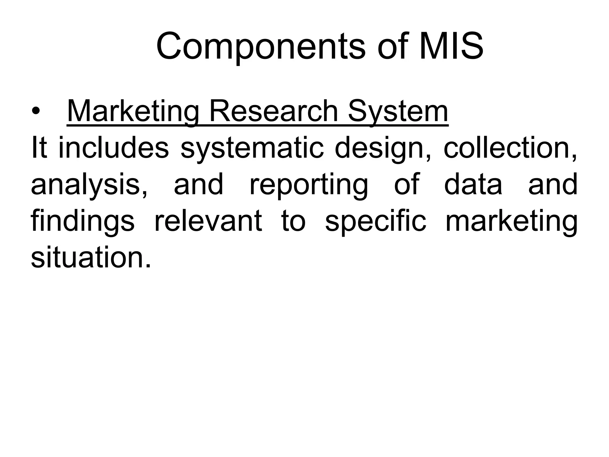 Marketing information system | PPTX