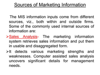 Marketing information system | PPTX