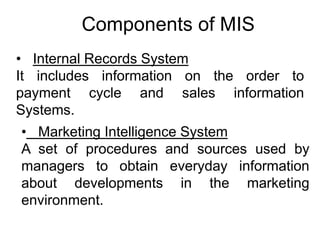 Marketing information system | PPTX