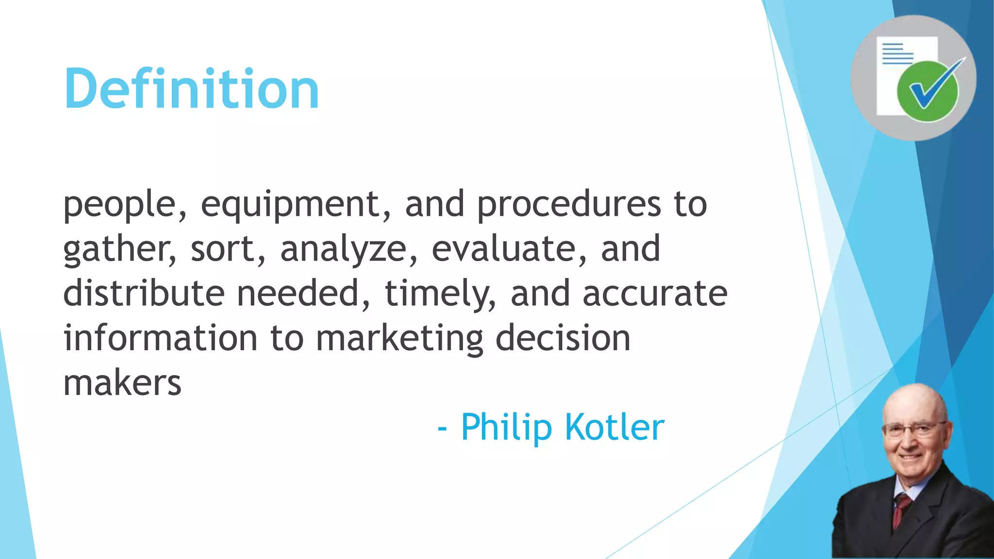 Marketing information system (MKIS) | PPTX