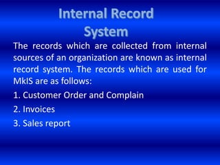 Marketing information system | PPTX