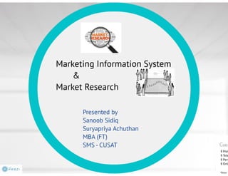 Marketing information system and marketing research | PDF