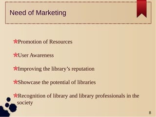Marketing of Library and Information Services: A Study | PDF