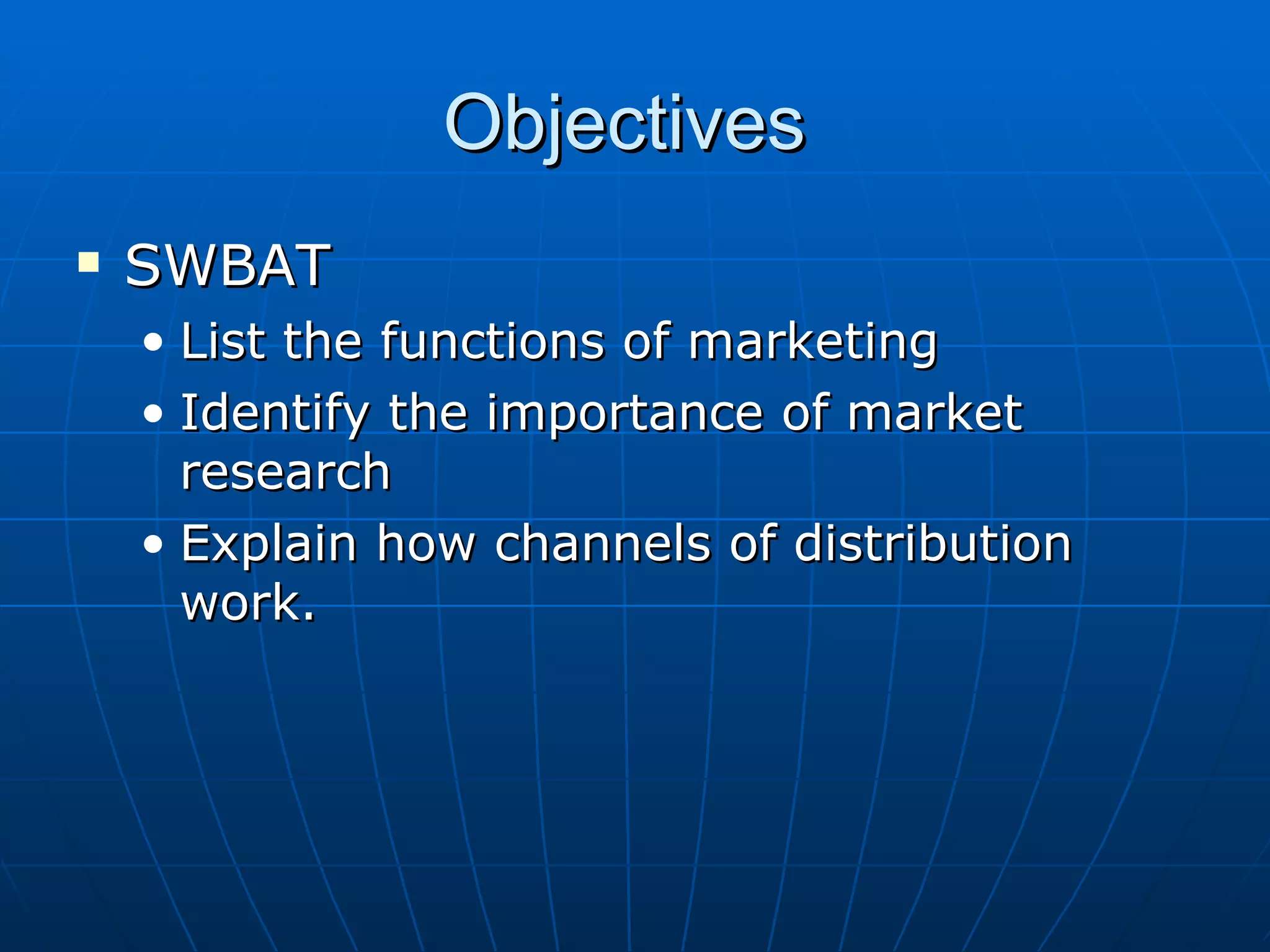 Marketing in today’s world 8part2 | PPT