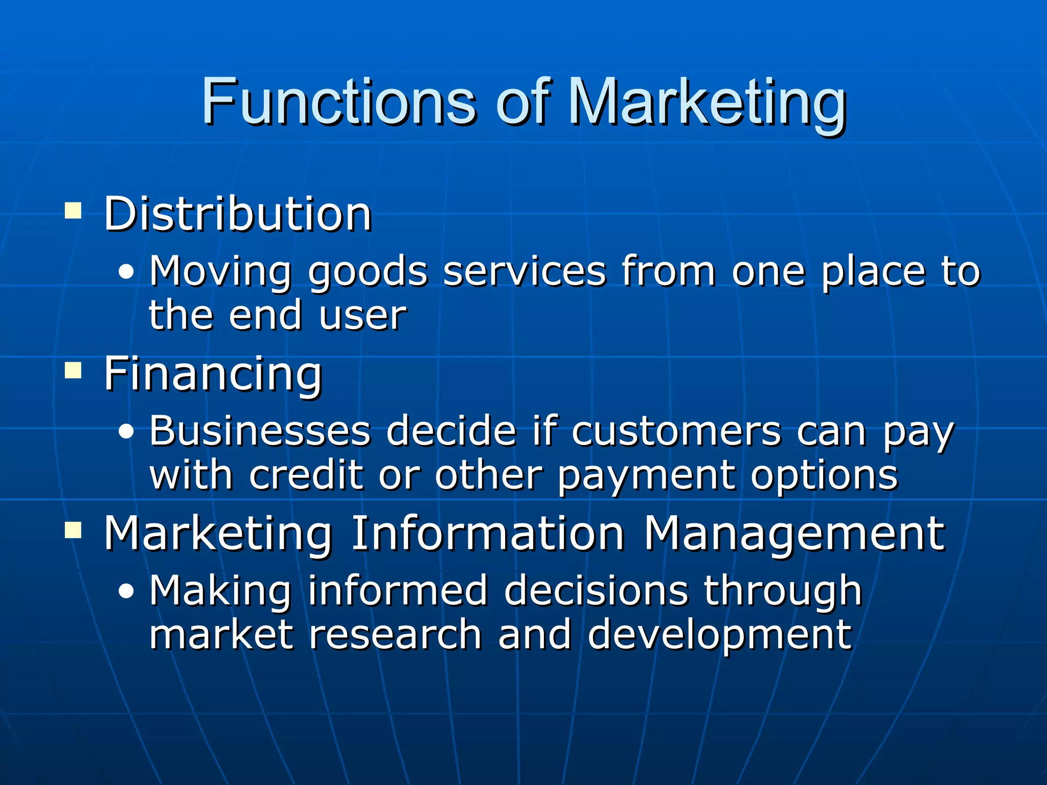 Marketing in today’s world 8part2 | PPT