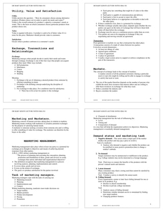 Marketing introduction notes | PDF