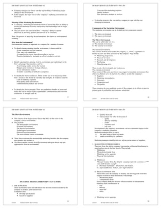 Marketing introduction notes | PDF