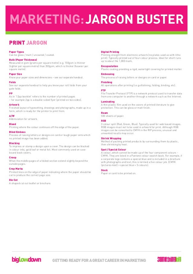 Marketing Jargon Buster