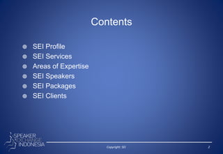 Speaker Exchange Indonesia Introduction | PDF