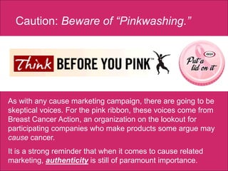 9 Marketing Lessons From The Pink Ribbon Breast Cancer Campaign | PPT ...
