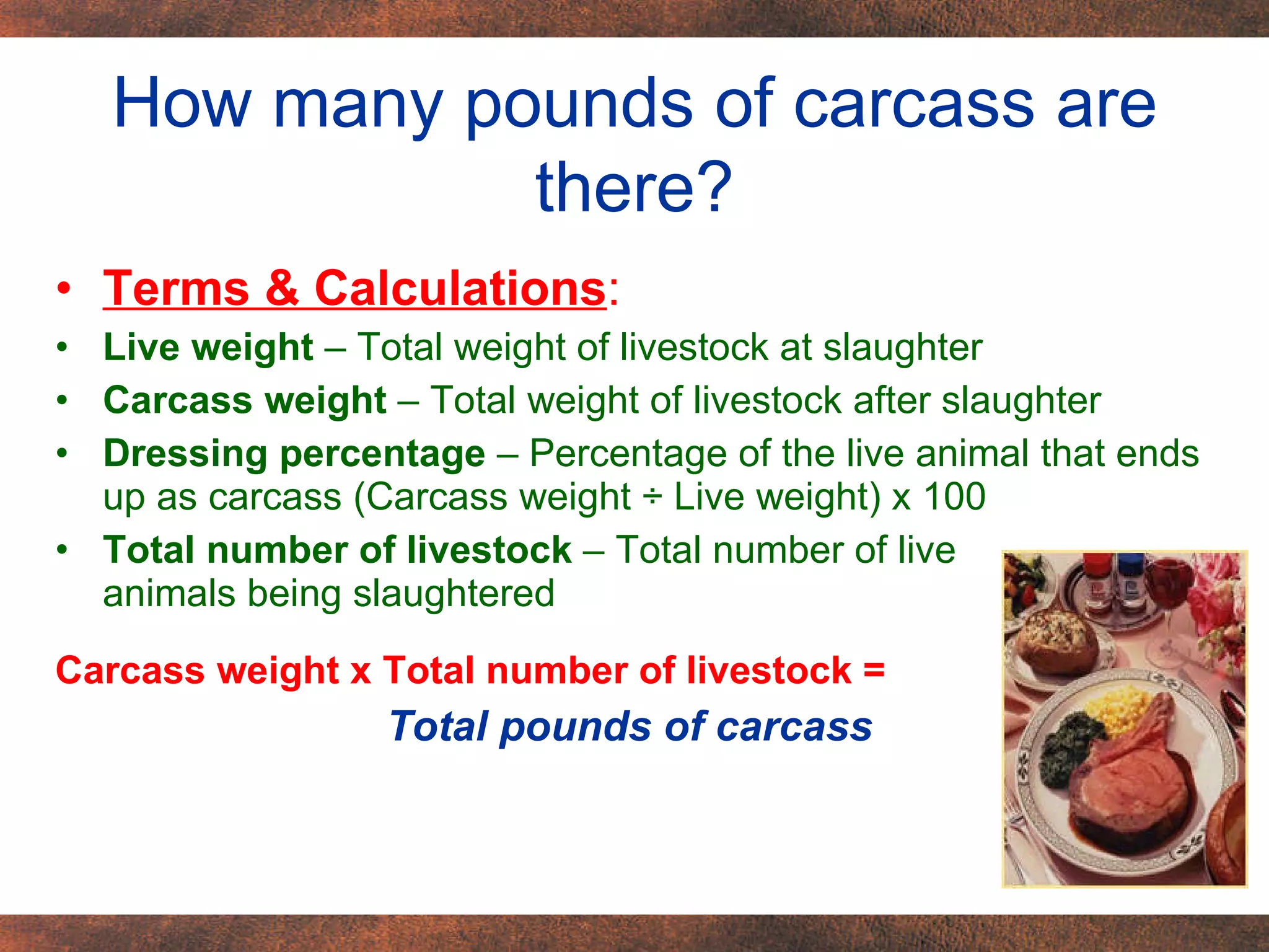 Marketing Livestock (Chapter 1) | PPS
